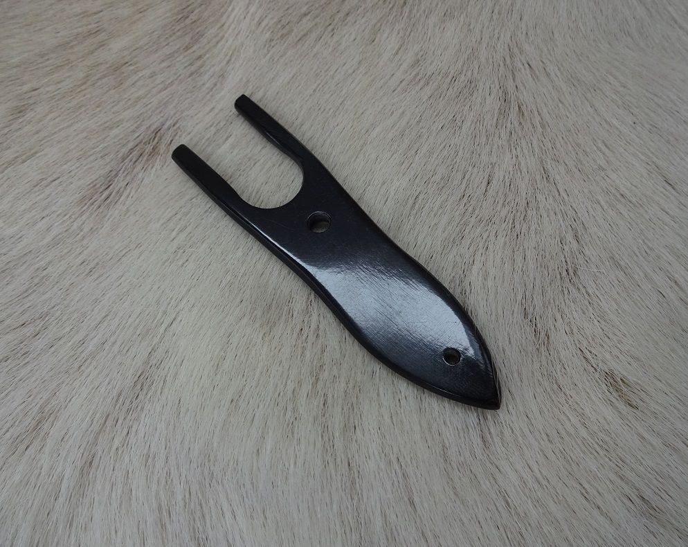 Horn Lucet. Medieval / Viking Lucet.